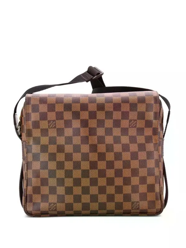 LOUIS VUITTON Naviglio Damier Crossbody Bag - Brown
