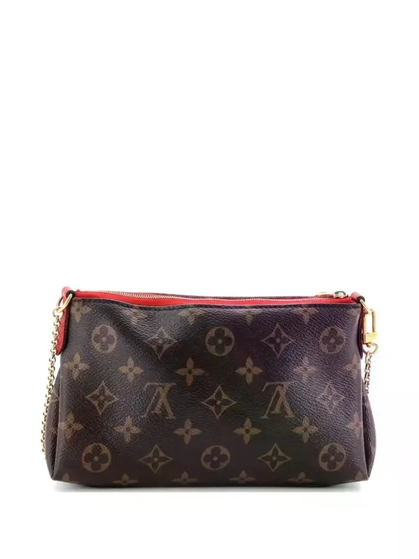 LOUIS VUITTON Pallas Monogram Canvas Clutch - Brown