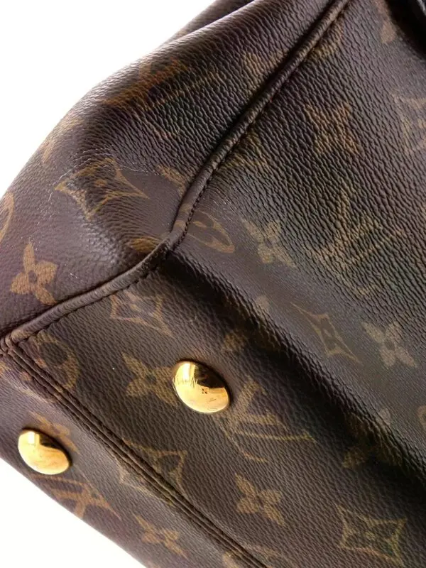 LOUIS VUITTON Venus Handbag Monogram Canvas And Leather Satchel - Black