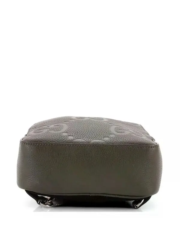 Gucci Sling Bag Jumbo Gg Embossed Leather Backpack