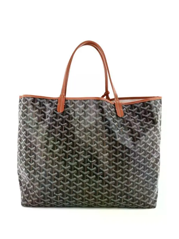 Goyard Saint Louis Coated Canvas Gm Tote Bag - Brown