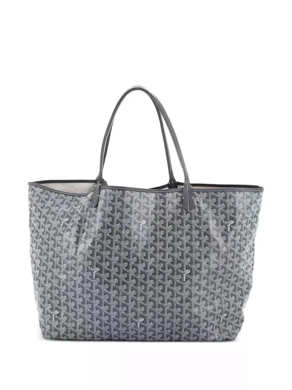 Goyard Saint Louis Coated Canvas Gm Tote Bag - Grey