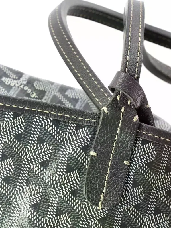 Goyard Saint Louis Coated Canvas Gm Tote Bag - Grey