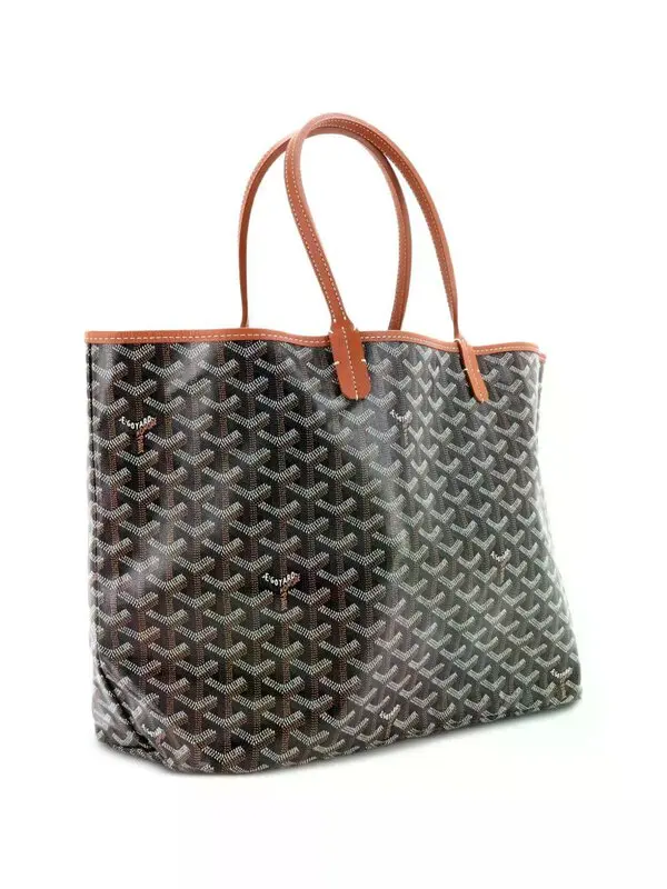 Goyard Saint Louis Coated Canvas Pm Tote Bag - Black