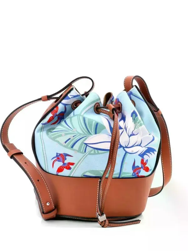 Loewe Printed Bucket Bag - Blue