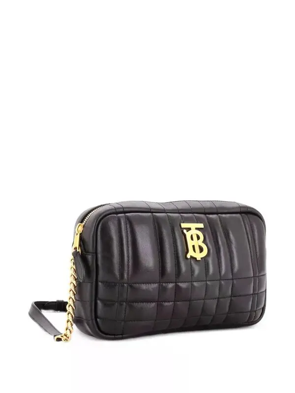 Burberry Lola Camera Bag Quilted Leather - Black