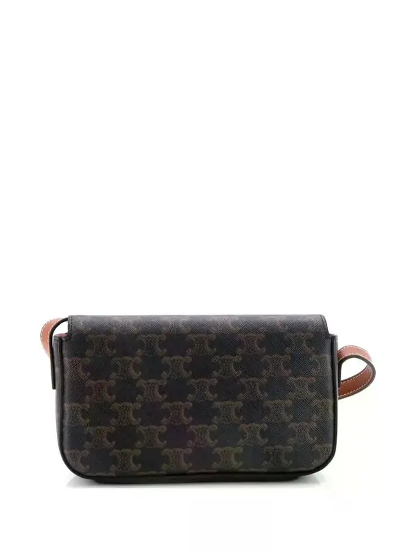 Celine East-west Triomphe Coated Canvas Shoulder Bag