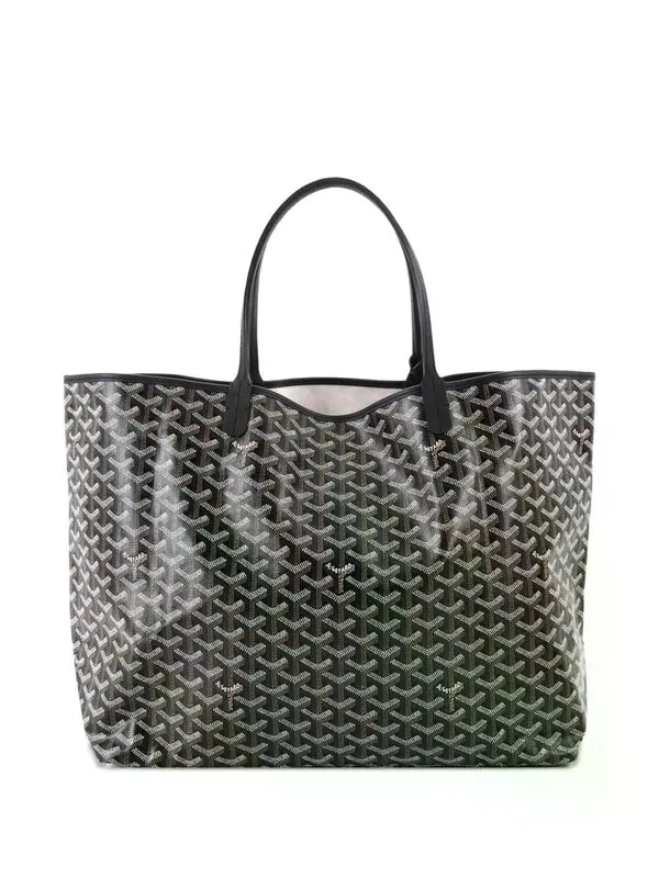 Goyard Saint Louis Coated Canvas Gm Tote Bag - Black