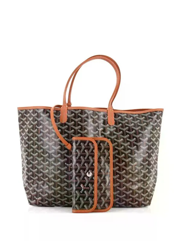 Goyard Saint Louis Coated Canvas Pm Tote Bag - Brown