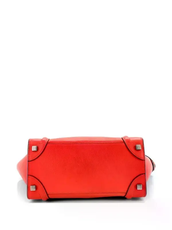 Celine Luggage Bag Grainy Leather Micro Tote