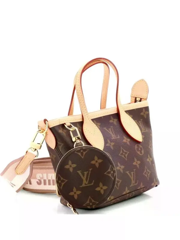 LOUIS VUITTON Neverfull Nm Monogram Canvas Bb Tote Bag - Brown