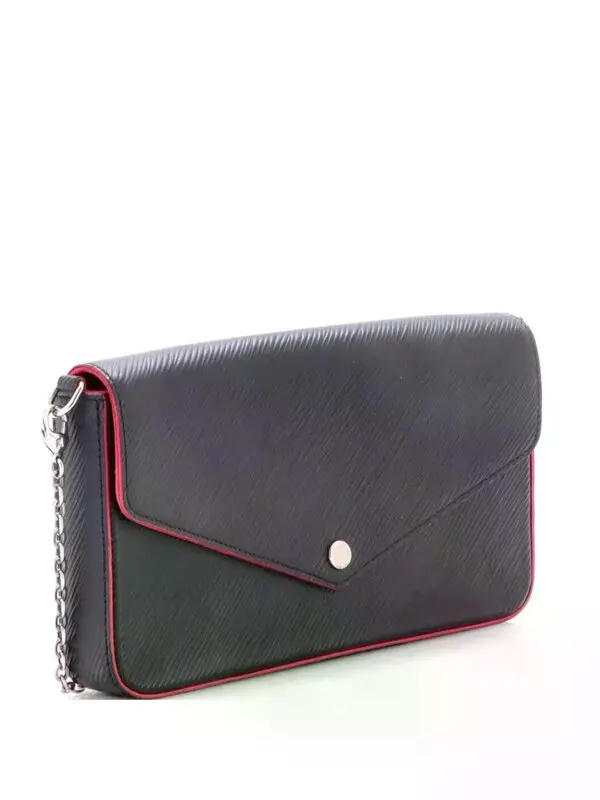 LOUIS VUITTON Felicie Pochette Epi Leather Crossbody Bag - Black