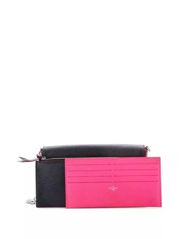 LOUIS VUITTON Felicie Pochette Epi Leather Crossbody Bag - Black