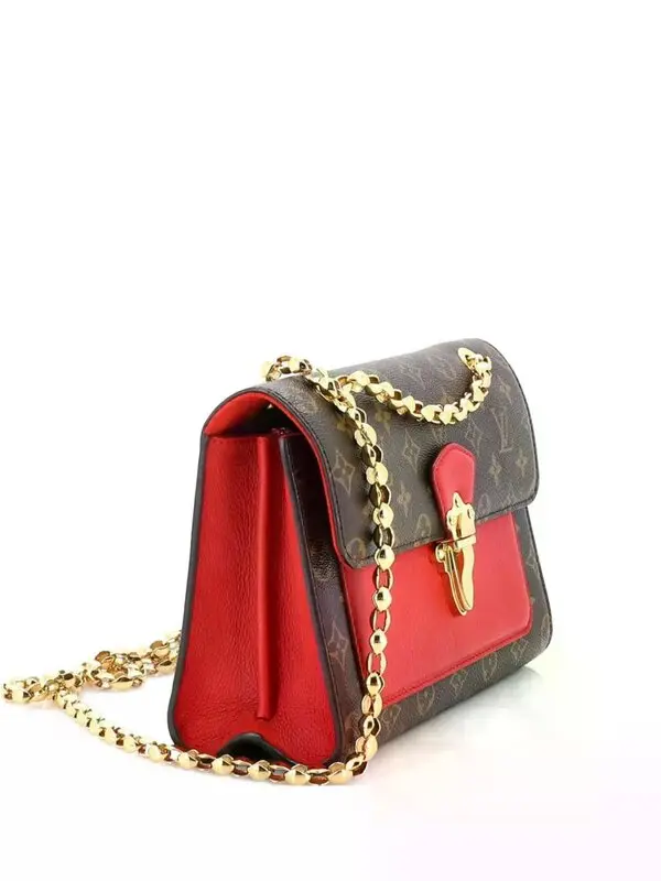 LOUIS VUITTON Victoire Handbag Monogram Canvas And Leather - Brown