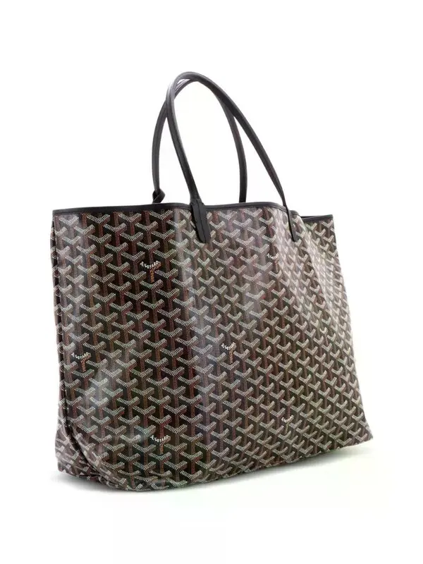 Goyard Saint Louis Coated Canvas Gm Tote Bag - Black