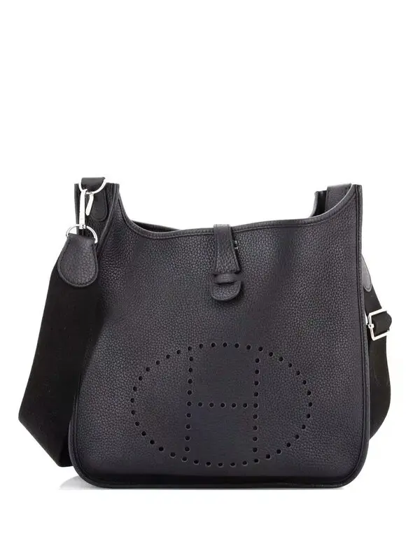 Hermès Evelyne Gen Iii Clemence Pm Crossbody Bag - Black