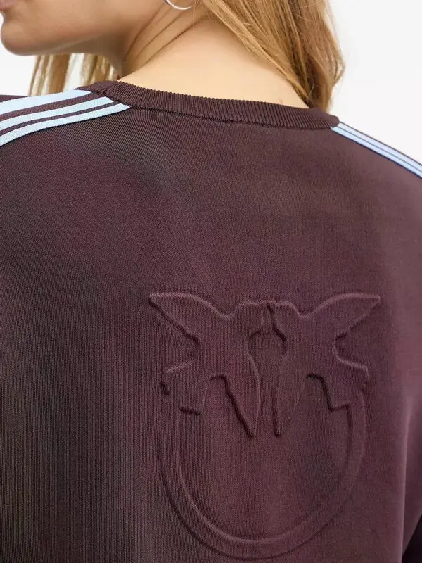 Pinko Stripe Detail Sweatshirt - Brown