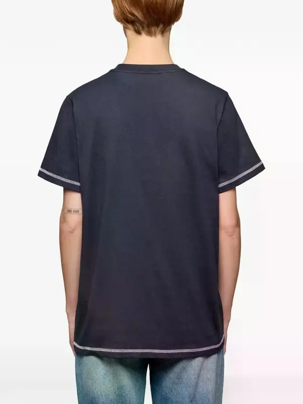 GANNI Graphic T-shirt - Blue