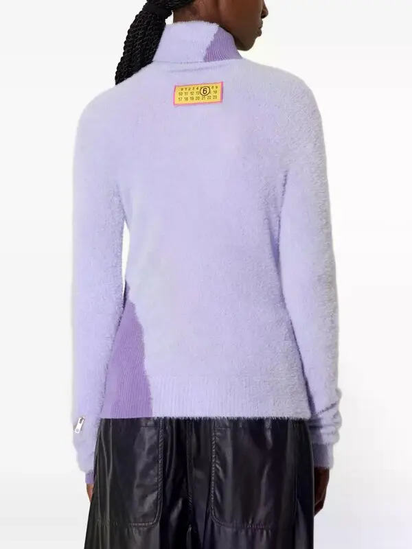 MAISON MARGIELA Paneled Roll-neck Sweater