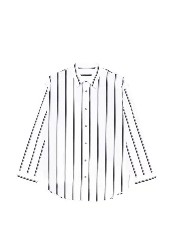 CROQUIS Stripe Classic Shirt - White
