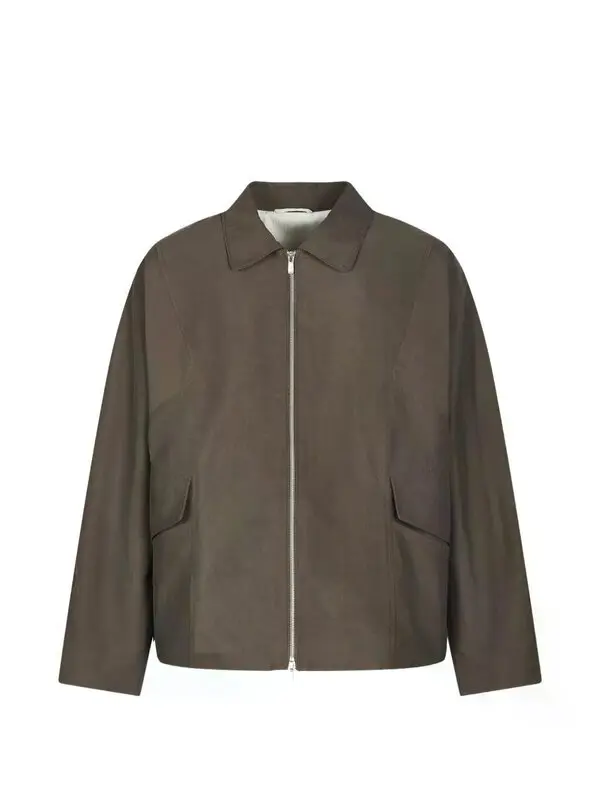 CROQUIS Collared Jacket - Brown