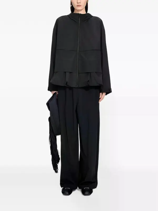 JNBY Drawstring-hem Hooded Jacket - Black