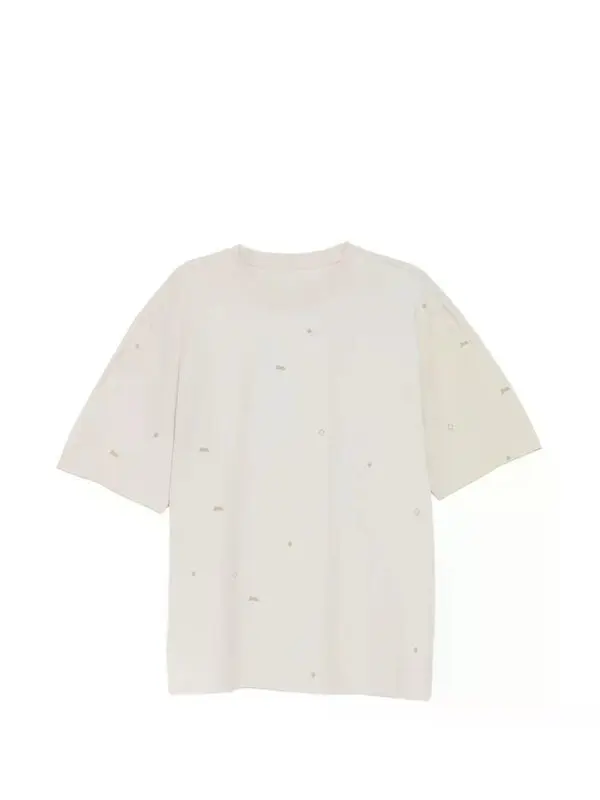 CROQUIS Geometric-print T-shirt - Neutrals