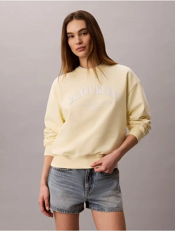 Calvin Klein Heritage Classic Sweatshirt - Pear Sorbet