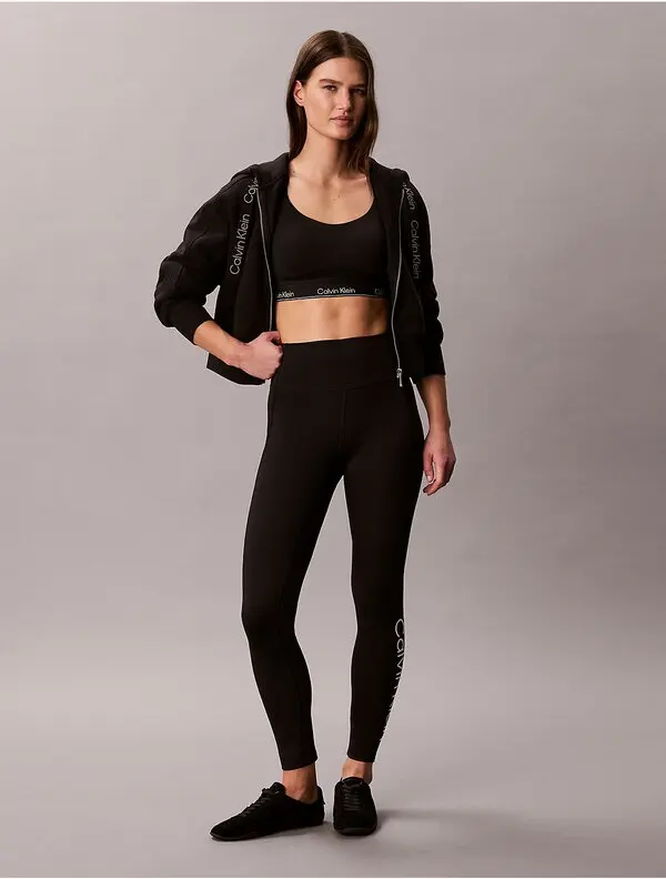 Calvin Klein Icon Sport High Rise 7/8 Pocket Leggings - Black