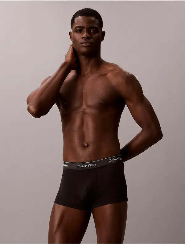 Calvin Klein Icon Cotton Stretch Limited Edition 3-pack Trunk - Black