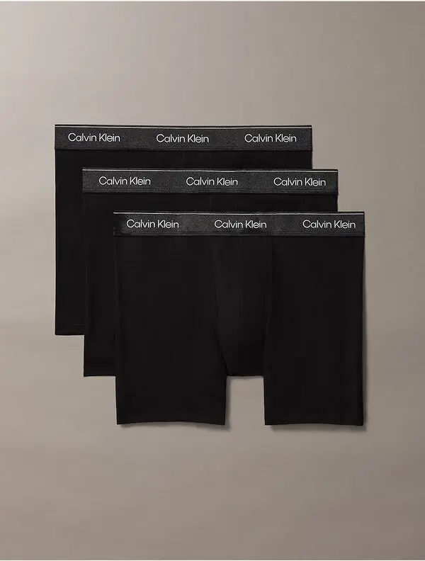 Calvin Klein Icon Cotton Stretch Limited Edition 3-pack Boxer Brief - Black