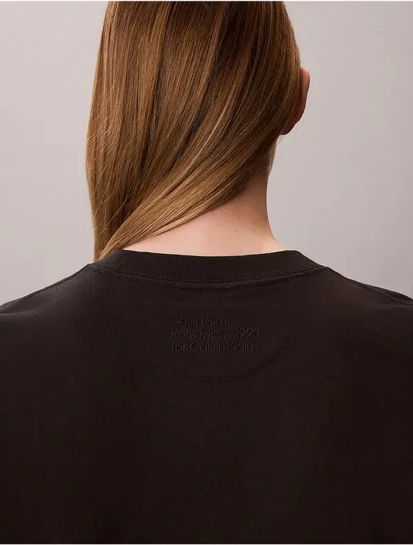 Calvin Klein Kate Moss Graphic T-shirt - Black