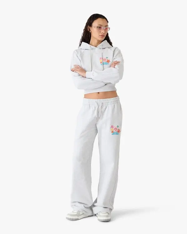 Casablanca Embroidered Cropped Sweatpants - Multicolor