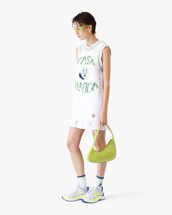 Casablanca Hand-knitted Mini Tank Dress