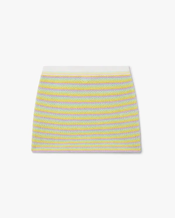 Casablanca Bourgeois Striped Mini Skirt - Multicolor