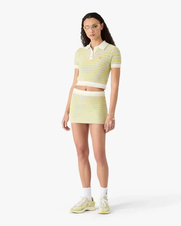 Casablanca Bourgeois Striped Mini Skirt - Multicolor