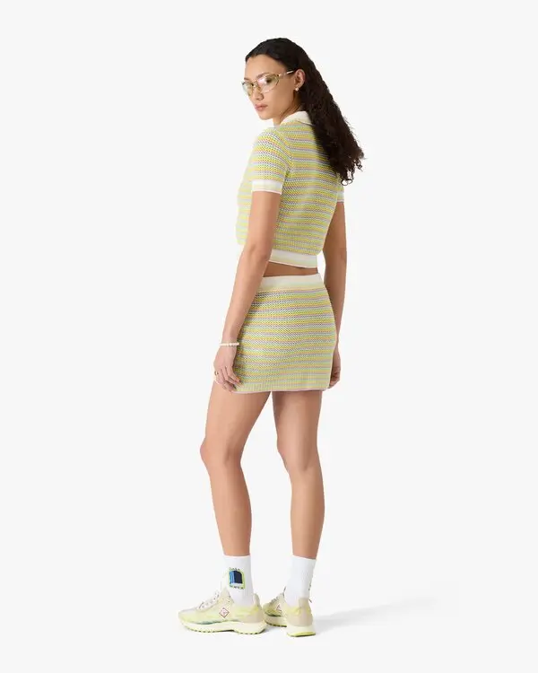 Casablanca Bourgeois Striped Mini Skirt - Multicolor