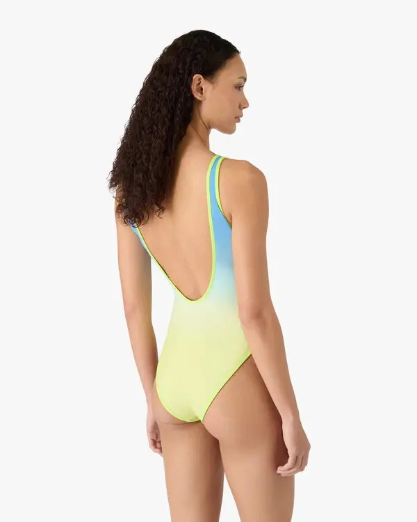 Casablanca Printed One-piece Swimsuit - Yellow