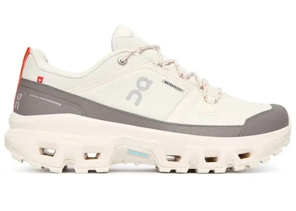 On Cloudrock Low Waterproof Sneakers - Ivory