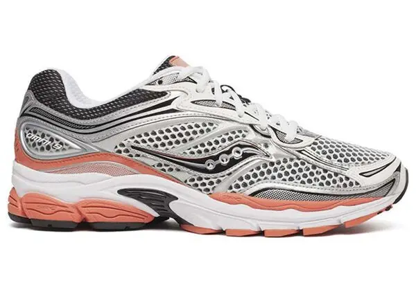 Saucony Progrid Omni Athletic Sneakers - Silver/orange