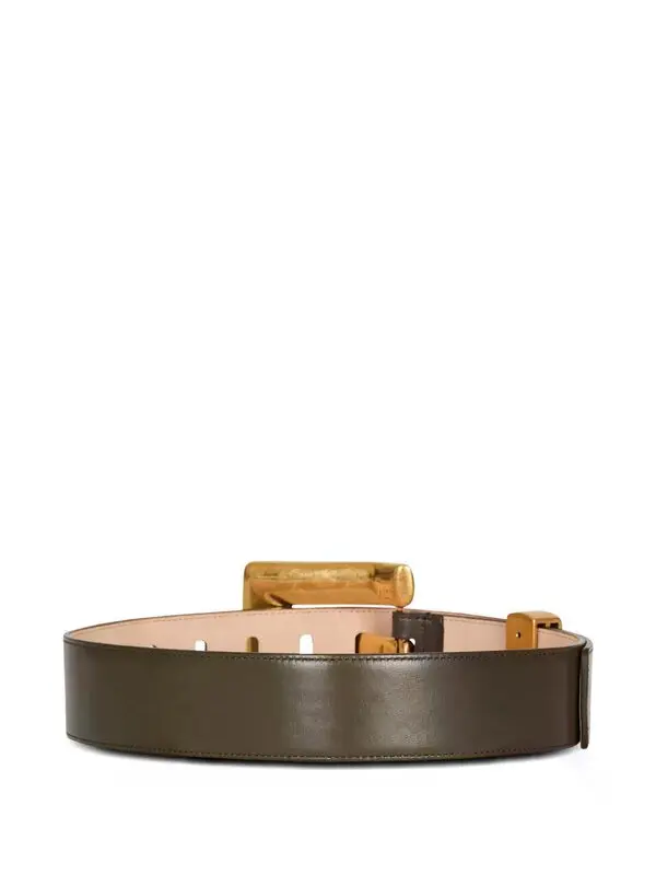 Balmain Anthem Calfskin Belt