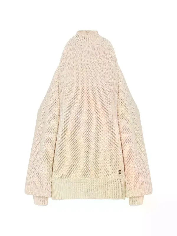 Balmain Open-shoulder Sweater