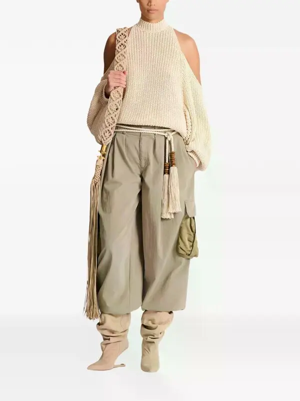 Balmain Open-shoulder Sweater