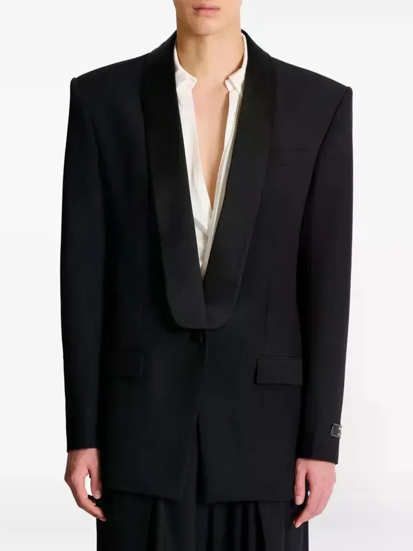 Balmain Single-breasted Shawl-lapel Blazer