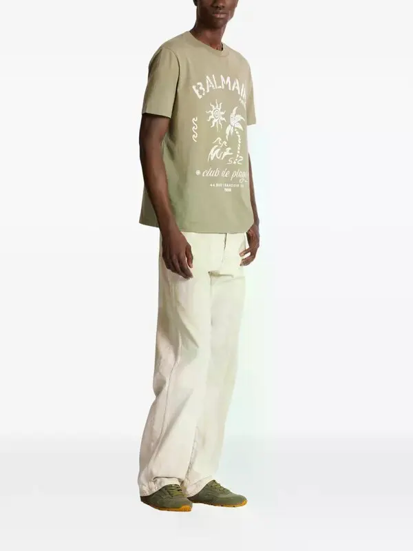 Balmain Short-sleeve Crew-neck T-shirt