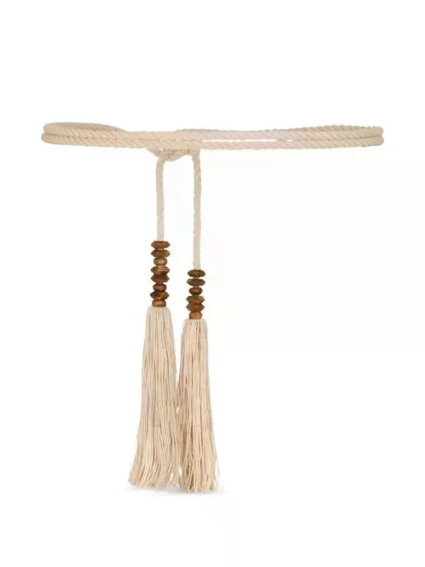 Balmain Rope Tie Belt - Neutrals