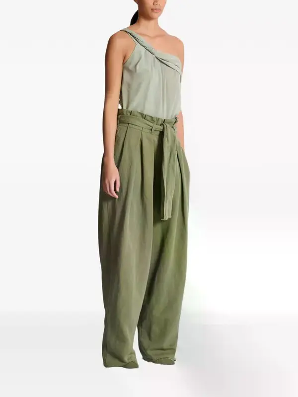 Balmain Self-tie High-waisted Trousers