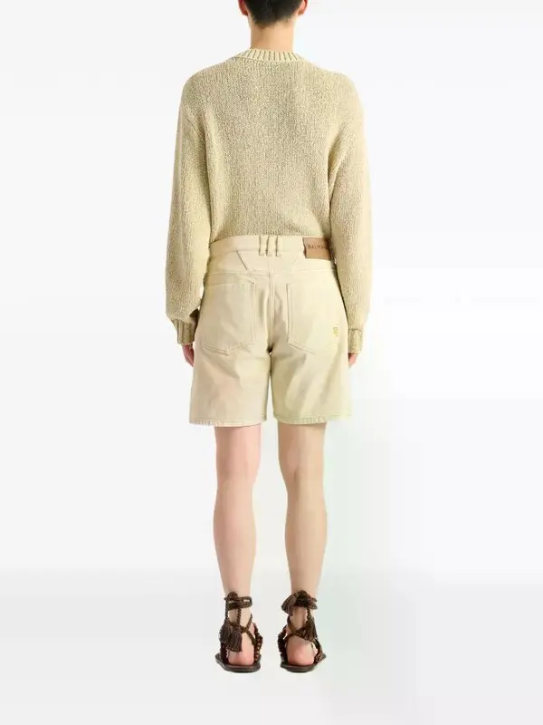 Balmain Five-pocket Bermuda Shorts - Neutrals