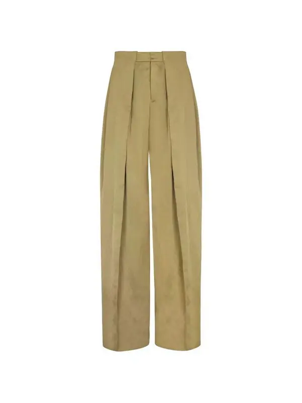 Balmain Tailored Knife-pleat Trousers - Neutrals
