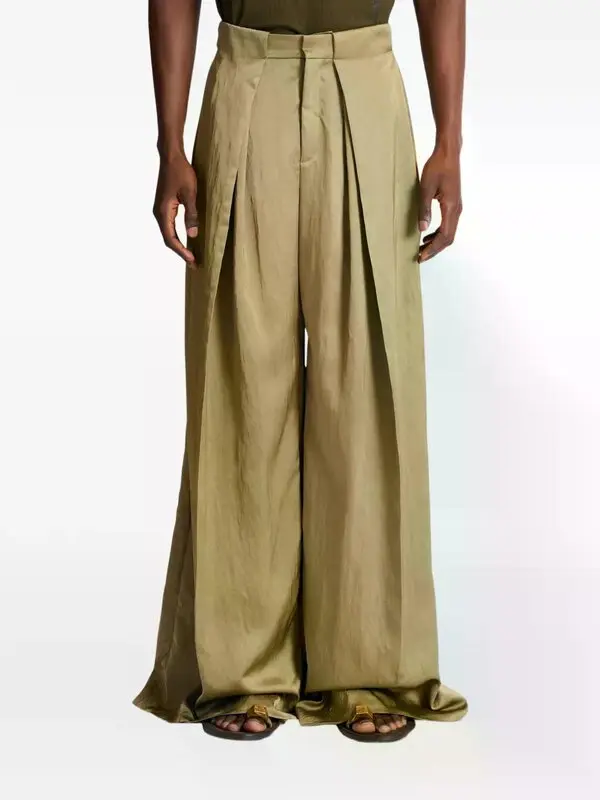 Balmain Tailored Knife-pleat Trousers - Neutrals